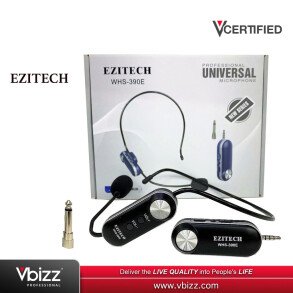Ezitech WHS 390E Wireless Headset Microphone for Presentations ...