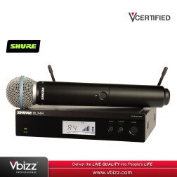 Shure BLX24R / BETA58 Wireless Microphone System (BLX24R BETA58) | PA SYSTEM MALAYSIA
