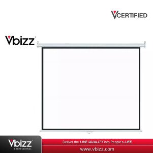 Manual Projector Screen 6ft x 6ft | PA SYSTEM MALAYSIA