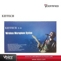 Ezitech U8 Dual Channel Wireless Handheld Microphone System for ...