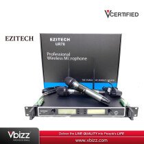 Ezitech UR 78 Dual Channel Professional Wireless Handheld Microphone ...