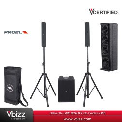 PROEL SESSION4 4x2.75" 2x6.5" Portable PA System (SESSION 4) | Vbizz