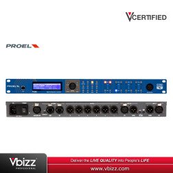 PROEL PC260 2 In 6 Out Digital Signal Audio Processor with RTA, SPLM ...